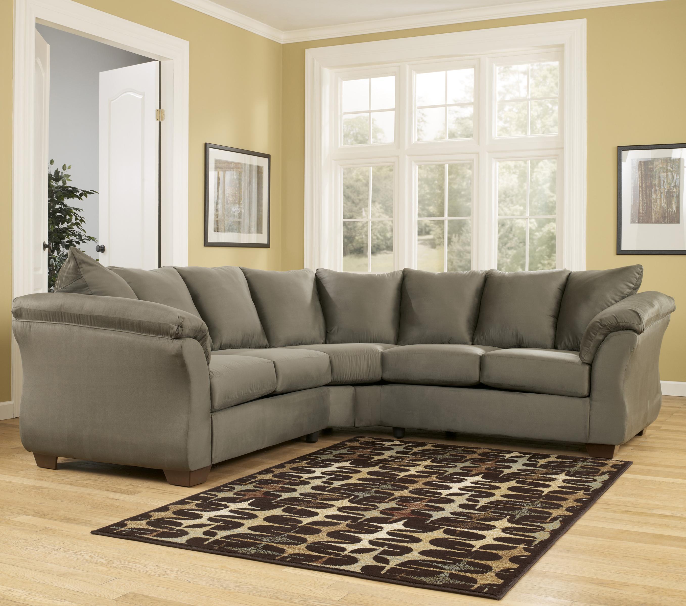 Ashley Furniture Signature Design Darcy Contemporary Microfiber Sofa at ... Ashley Furniture Signature Design Darcy Contemporary Microfiber Sofa at ...